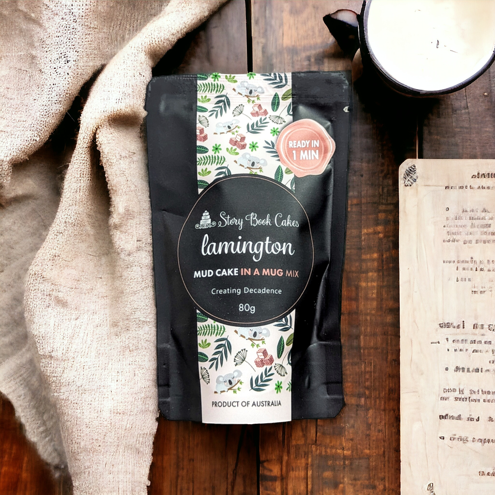 Story Book Cakes Lamington Mud Cake Mix 80g – Nicerteas Gourmet Food