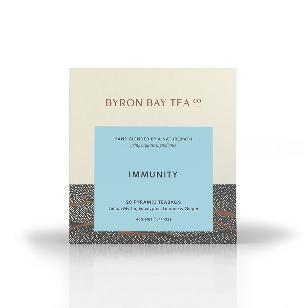 Byron Bay Tea Co Organic Immunity 20 Teabag Box – Nicerteas Gourmet Food