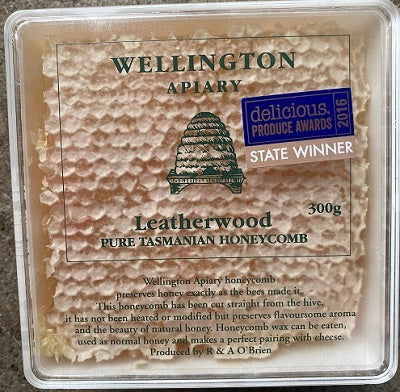 Wellington Apiary Leatherwood Honeycomb 300g – Nicerteas Gourmet Food