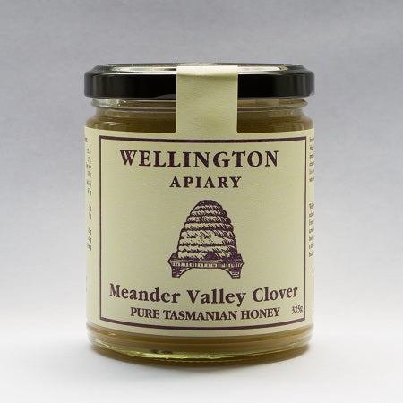 Wellington Apiary Meander Valley Clover Honey Jar 325g – Nicerteas ...